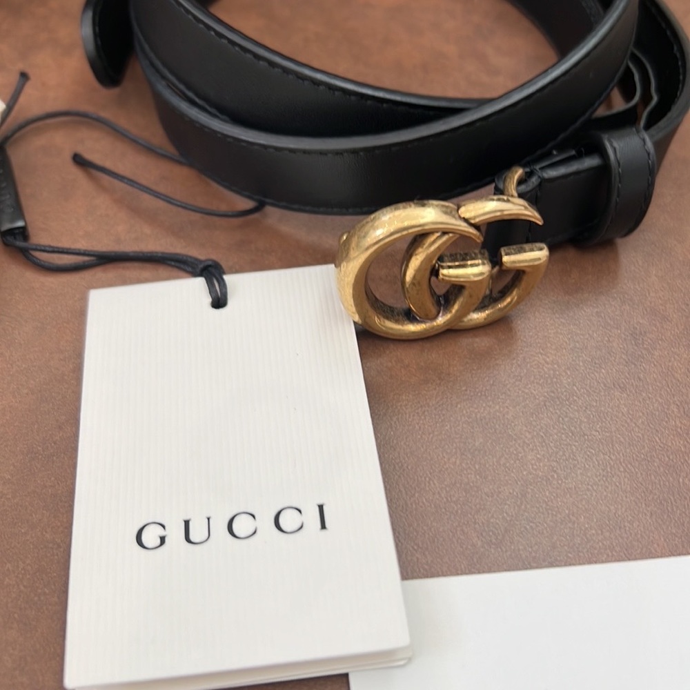 Gucci Belt. Only Worn Twice. Original Box, Tags, Dust… - Gem